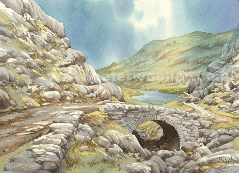 Auger Lake, Gap of Dunloe, Ireland (Original Watercolour) – Peter ...