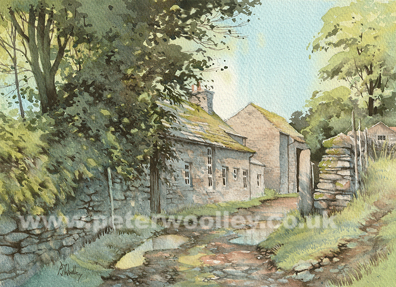 Side Farm, Patterdale (Original Watercolour) – Peter Woolley Online Shop